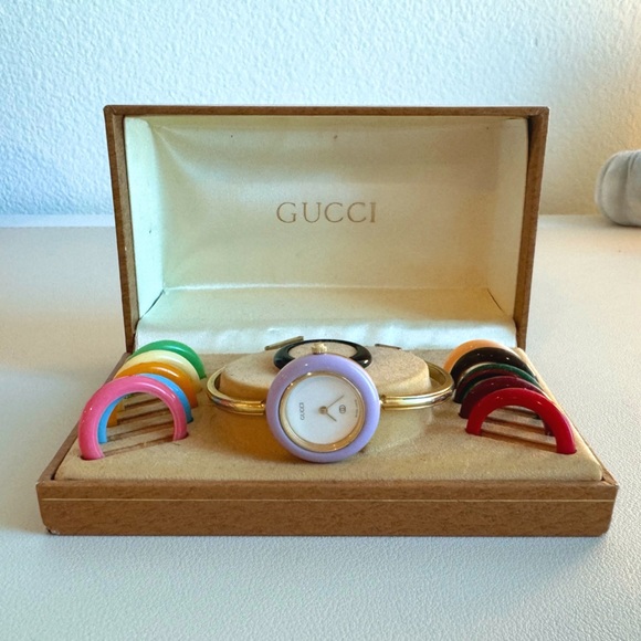 Jewelry | Gucci Bezel Watch With 12 Bezels Gucci Box | Poshmark